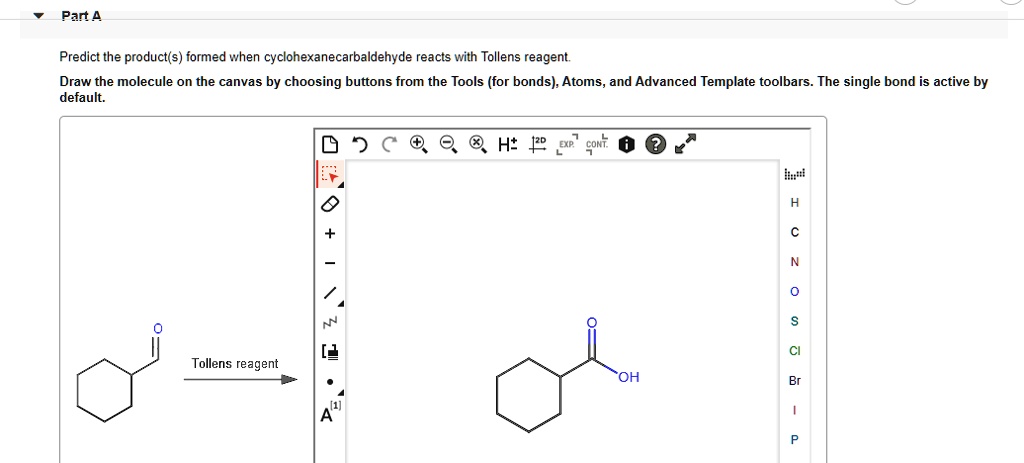 SOLVED: Part A Predict the product(s) formed when ... SOLVED: Part A Predict the product(s) formed when ...