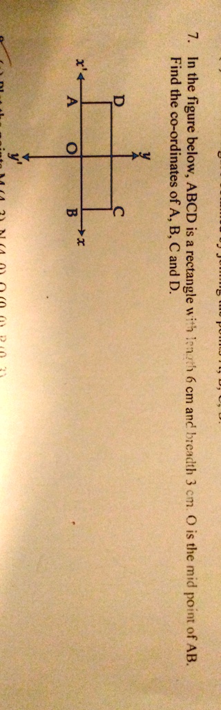 SOLVED: 'in the given figure ABCD is rectangle with length 6 cm and ...