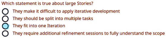 Which statement is true about large Stories? They make it difficult to ...
