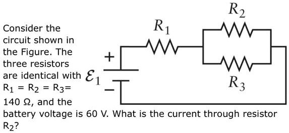 SOLVED:R R Consider the circuit shown in the Figure: The three resistors are identical with Td ...
