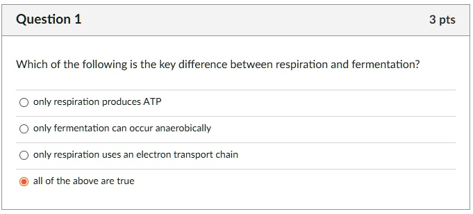 SOLVED: Question 1 3 pts Which of the following is the key difference ...