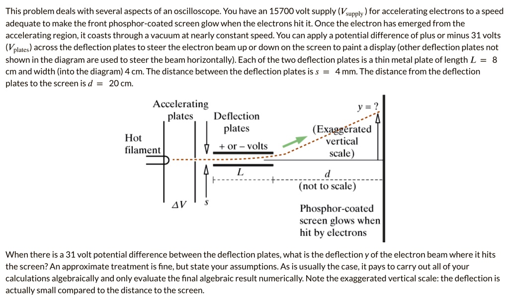 SOLVED: When there is a 31-volt potential difference between the ...