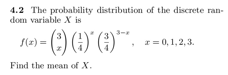 VIDEO solution: 4.2 The probability distribution of the discrete ran ...