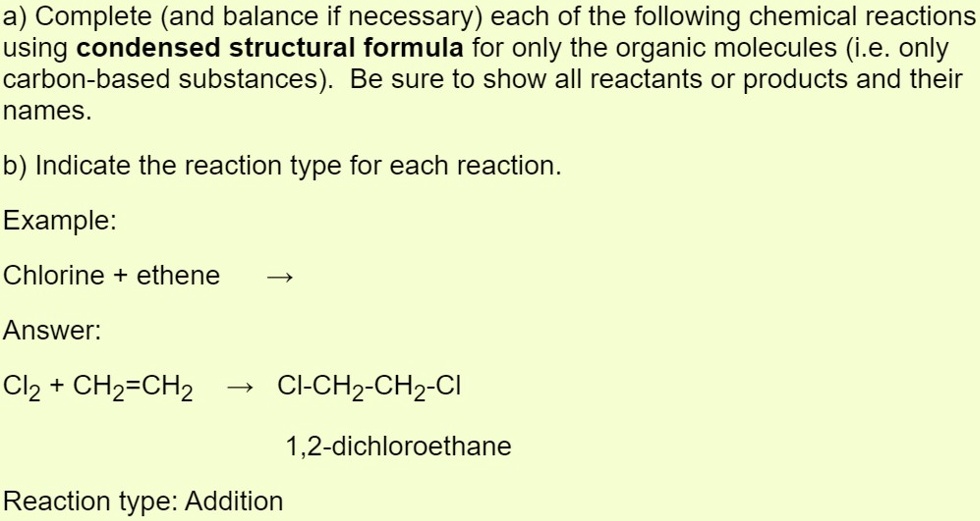 SOLVED:a) Complete (and balance if necessary) each of the following ...
