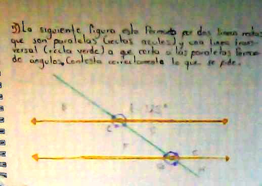 SOLVED: B. La siguiente figura está formada por dos líneas rectas que ...