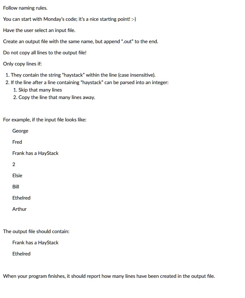 Solved Text Written In Java Using Eclipse Follow Naming Rules You Can Start With Mondays