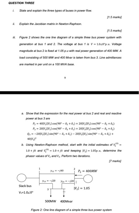 SOLVED: QUESTION THREE 1. State and explain the three types of buses in ...