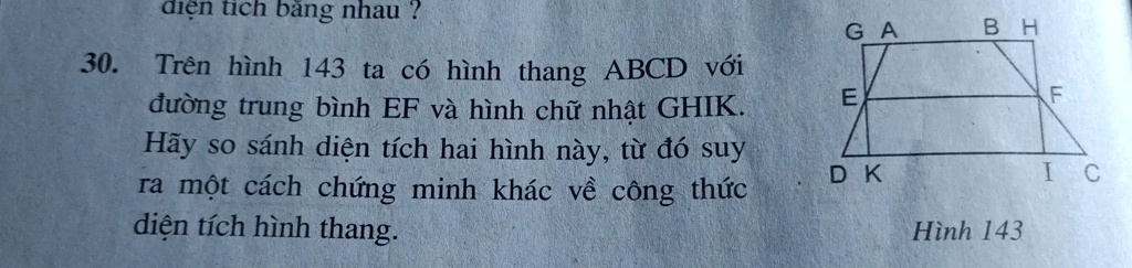 Solved A Bạn Có Bằng Nhau 30 Trên Hình 143 Ta Có Hình