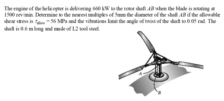 VIDEO solution: The engine of a helicopter is delivering 660 kW to the ...