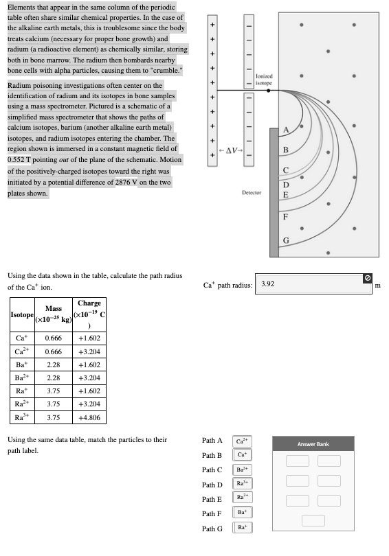 SOLVED: Elcmente that appear tha sama column the periodic table otten ...