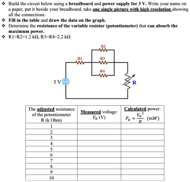 SOLVED: Can someone please show me how to make this circuit on a ...