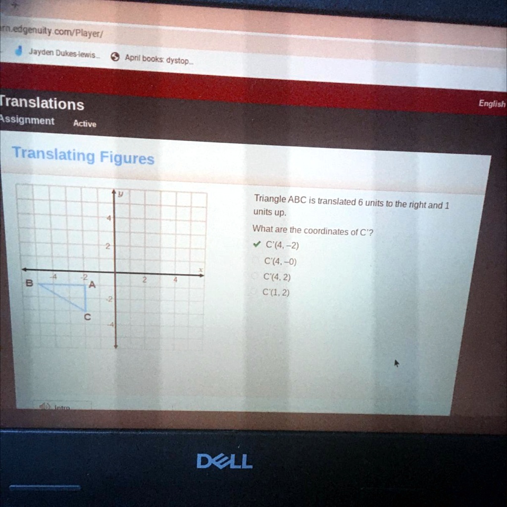 Solved Englis Translations Assignment Active Translating Figures