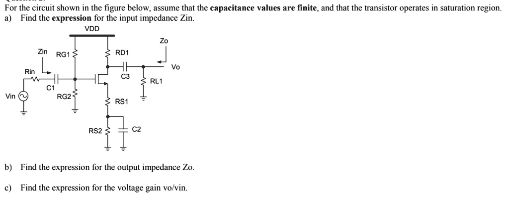 Solved Answer The Following Circuit Problem For The Circuit Shown In The Figure Below Assume