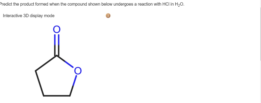 SOLVED: Predict the product formed when the compound shown below ...