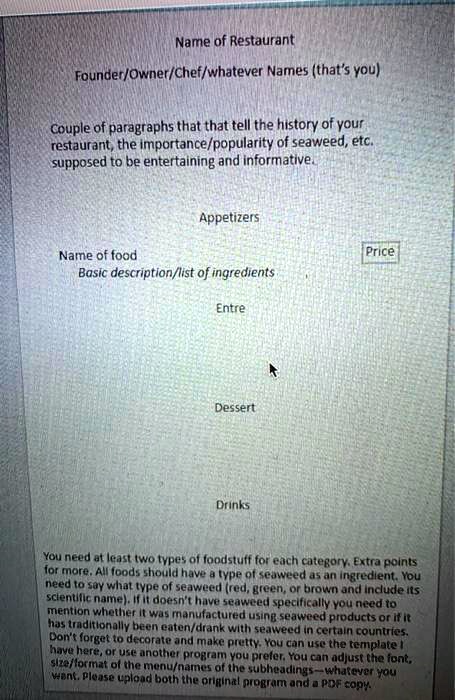 name of restaurant founderowner chefwhatever narnes thats you couple of ...