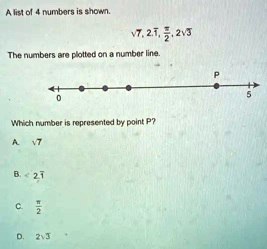 A list of 4 numbers is shown: v7, 27, 5,213 The numbers are plotted on ...