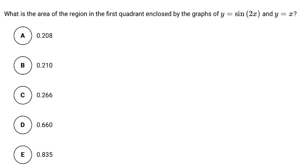 SOLVED:What is the area of the region in the first quadrant enclosed by ...