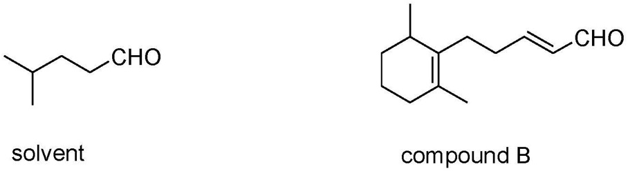 SOLVED: CHO CHO solvent compound B