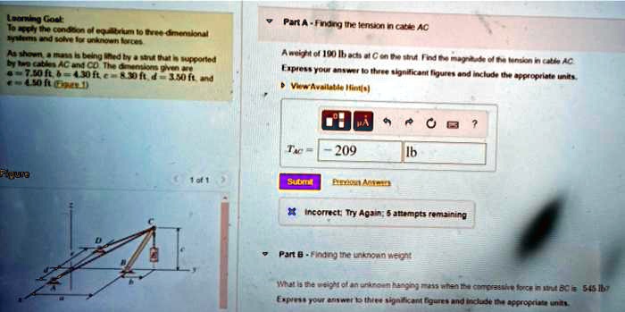 Learning Goal: To apply the condition of equilibrium to...