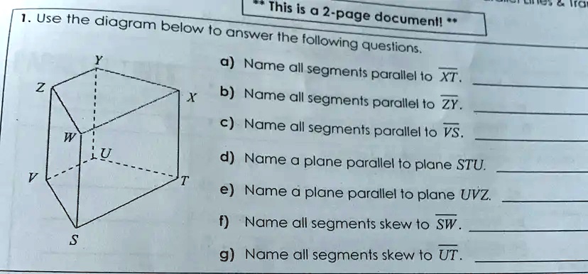 SOLVED: This is a Use the 2-page diagram below to documenll answer the following - questions; a ...