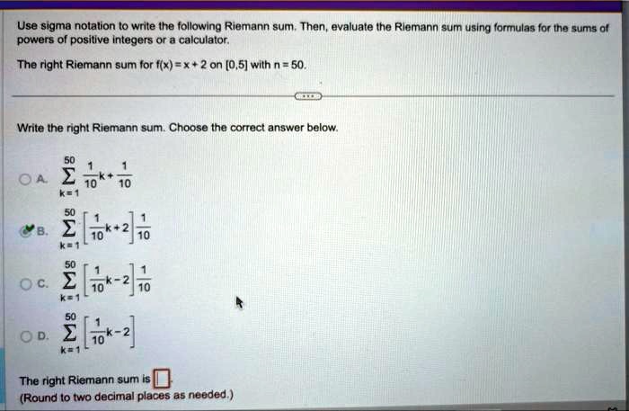Solved Use Sigma Notation To Write The Following Riemann Sum Then Evaluate The Riemann Sum 4193