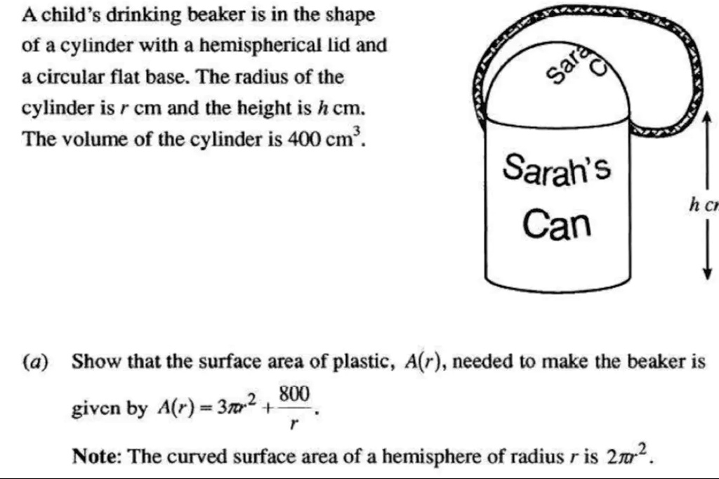a child drinking beaker is in the shape of a cylinder with a ...