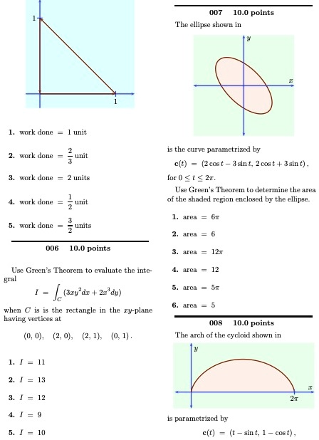 SOLVED: work done =1 unit work done =(2)/(3) unit is the curve parametrized by c(t)=(2cost-3sint ...