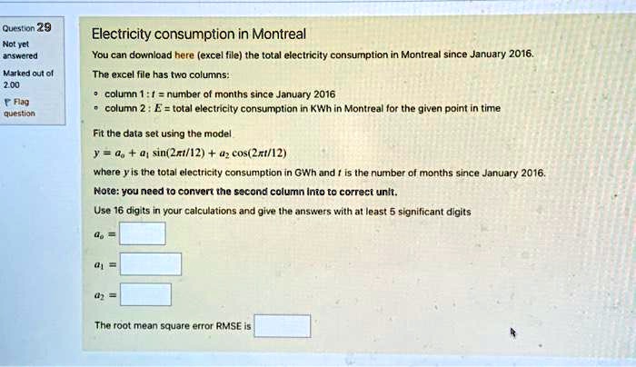 SOLVED: The root mean square error (RMSE) is a measure of the ...