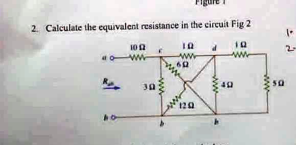SOLVED: Calculate the equivalent resistance in the circuit. Calculate the equivalent resistance ...