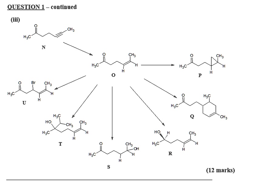 SOLVED: QUESTION Continued H3C CH3 CH3 H3C CH2 H3C - H3C CH2 H3C H3C HO CH3 H2C CH3 CH3 HO CH2 ...