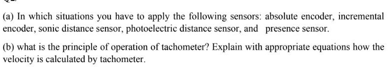 SOLVED: Text: Control and measurement (a) In which situations do you ...