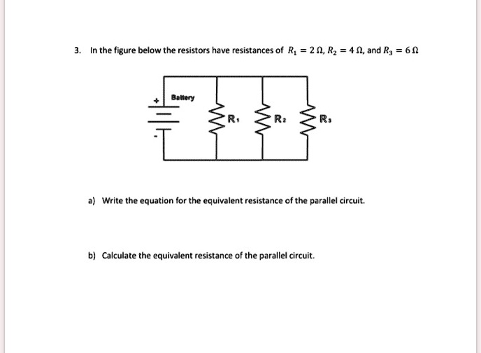 SOLVED: The figure below shows resistors with resistances of R1 = 20Î ...