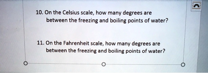 10 on the celsius scale how many degrees are between the freezing and ...