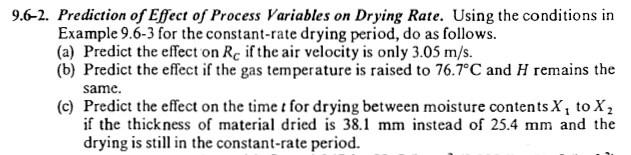96 2 prediction of effect of process variables on drying rateusing the ...