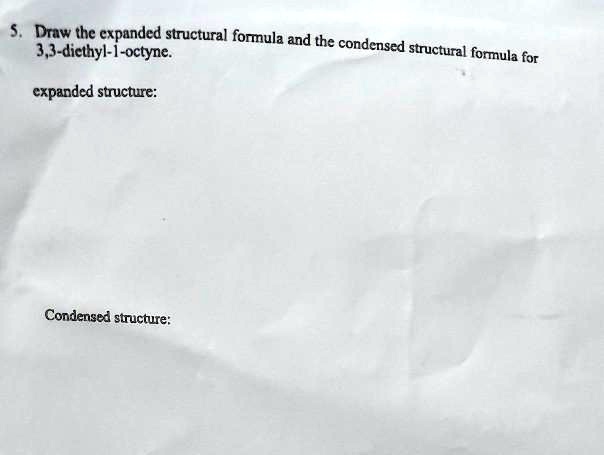 SOLVED: Draw the expanded structural formula and the 3,3-dimethyl-2 ...