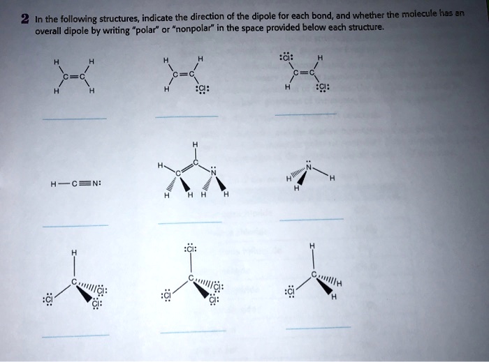 SOLVED:In the following structures, indicate the direction of the ...