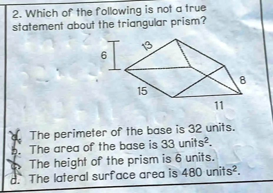 SOLVED: Which of the following is not a true statement about the ...