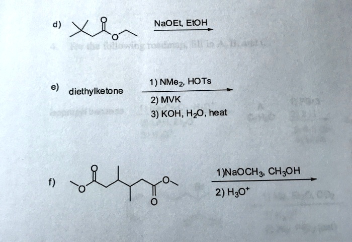 naoet etoh nmez hots 2 mvk 3 koh hzo heat diethylketone 1naoch3 ch3oh 2 ...