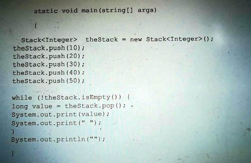 Find Sum Ans Average And Min And Max For These Stack In Picture Static Void Mainstring Args