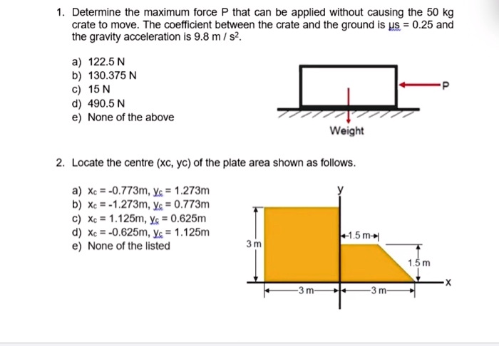 1 Determine The Maximum Force P That Can Be Applied Without Causing