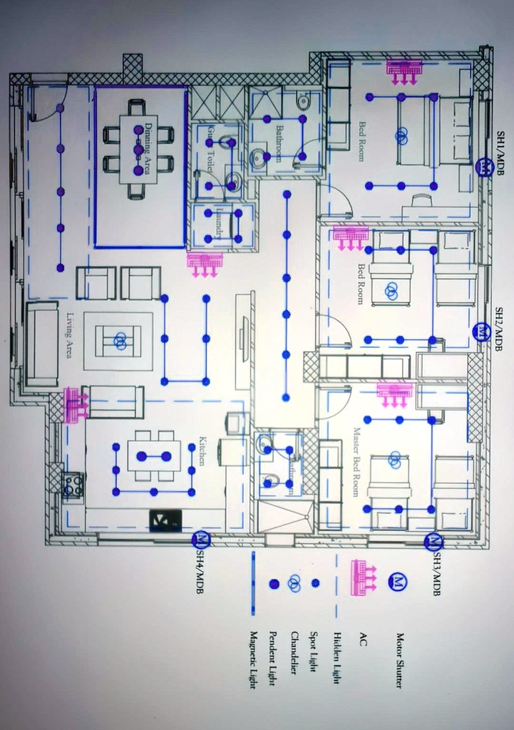 [GET ANSWER] SH1/MDB SH2/MDB Bed Room Bed Room Master Bed Room Bathroom ...