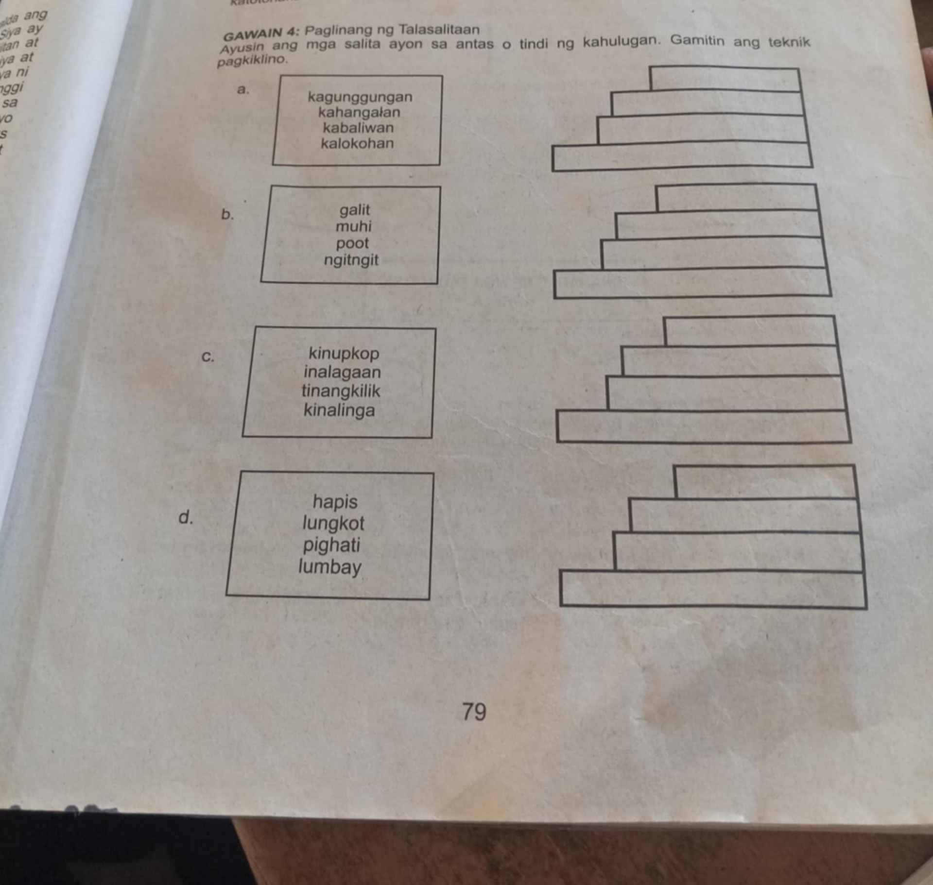 da ang sia ay tan at ya at va n i ggi sa s gawain 4 paglinang ng ...