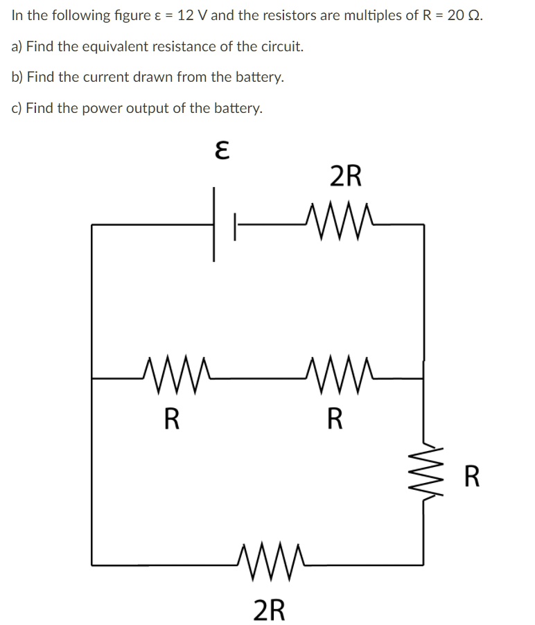 in the following figure 12 v and the resistors are multiples of r 20 q ...