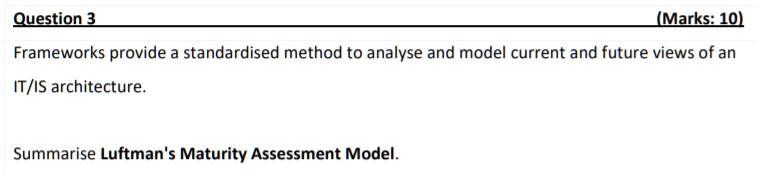 SOLVED: Question 3 Marks: 102 Frameworks provide a standardized method ...