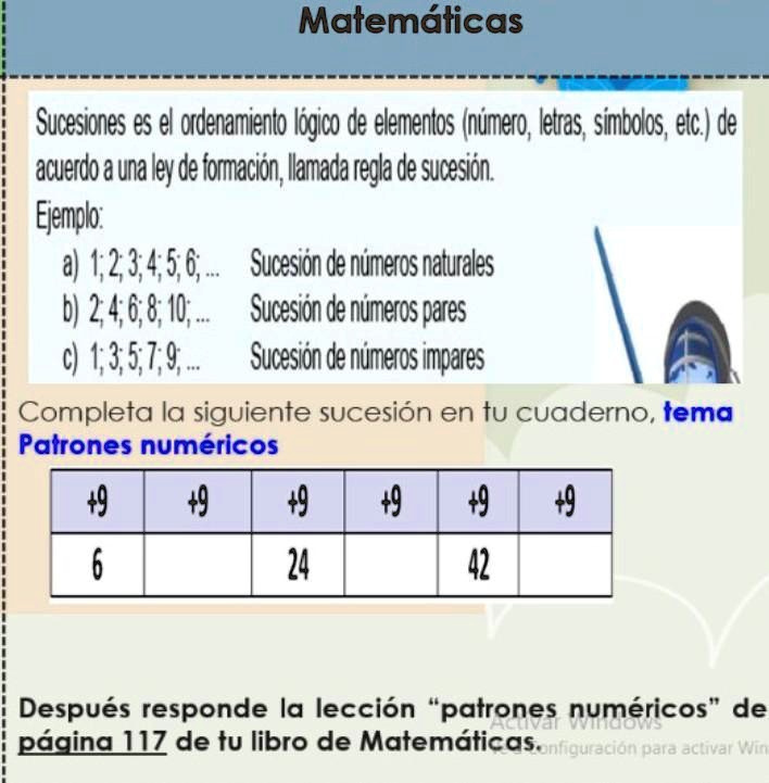 SOLVED: ayuda para hoy pls doy puntos Matemáticas Sucesiones es el ...