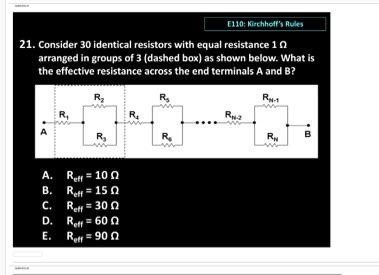 SOLVED: Elio; Kirchholl mut Conside 30 identical resistors with eqval ...