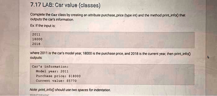 texts 717 lab car value classes complete the car class by creating an ... texts 717 lab car value classes complete the car class by creating an ...