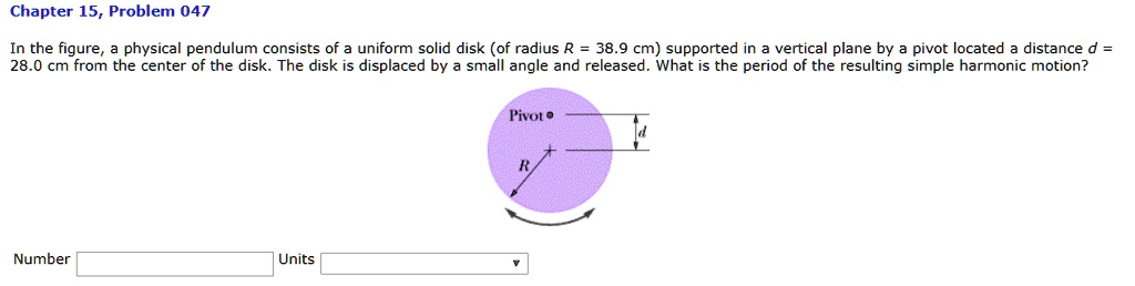 SOLVED: Chapter 15, Problem 047 In the figure physical pendulum ...
