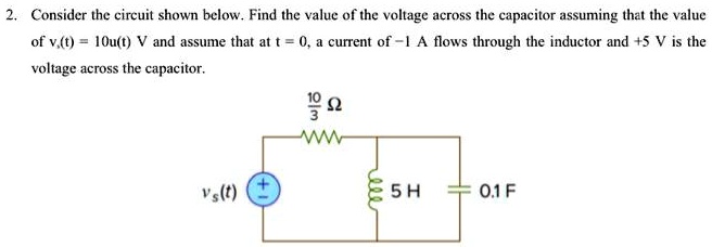 SOLVED: Consider the circuit shown below. Find the value of the voltage ...