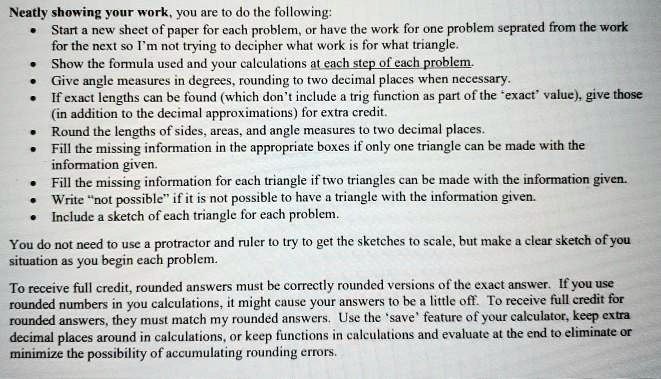 SOLVED:Neatly showing your work You are t0 do the following: Start a ...